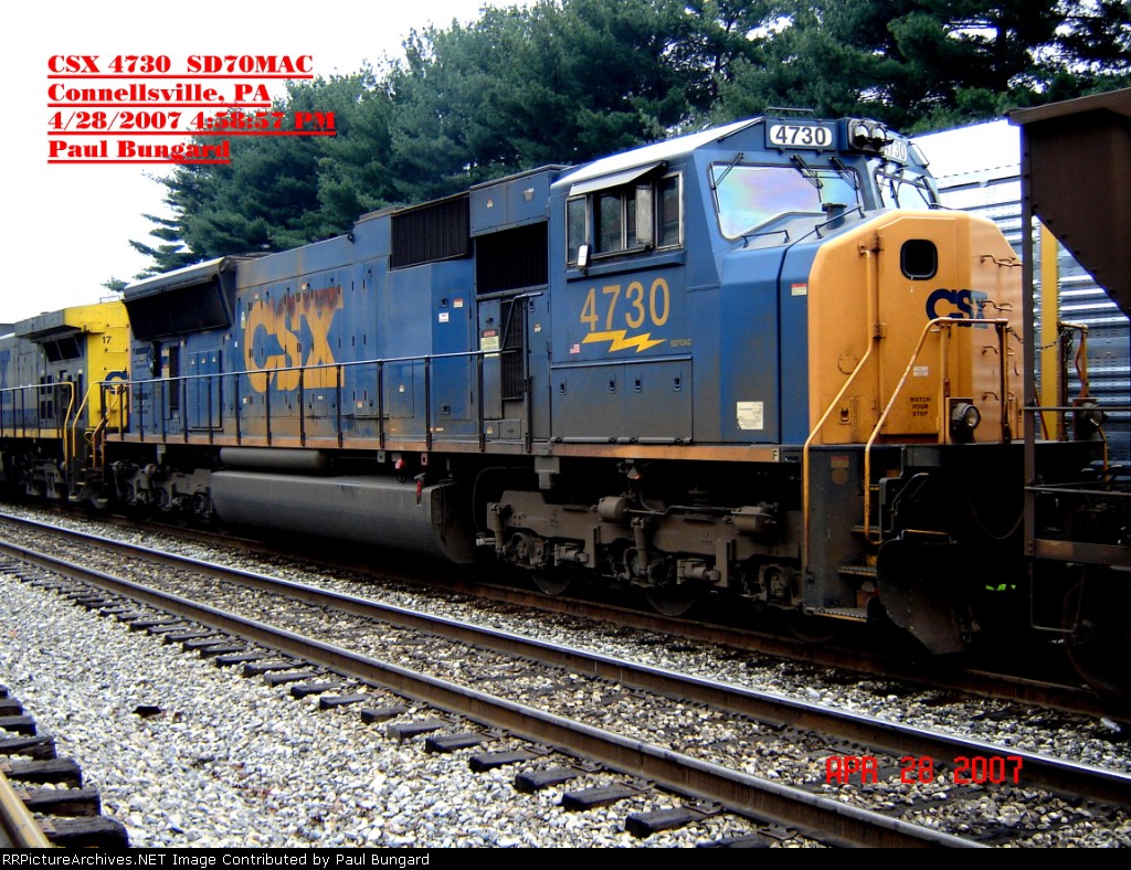 CSX 4730 SDS70MAC April 28, 2007